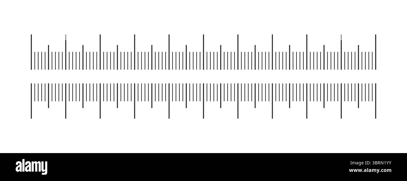 Graphique avec 10 centimètres. Échelle pour règle en centimètres. Règle ...