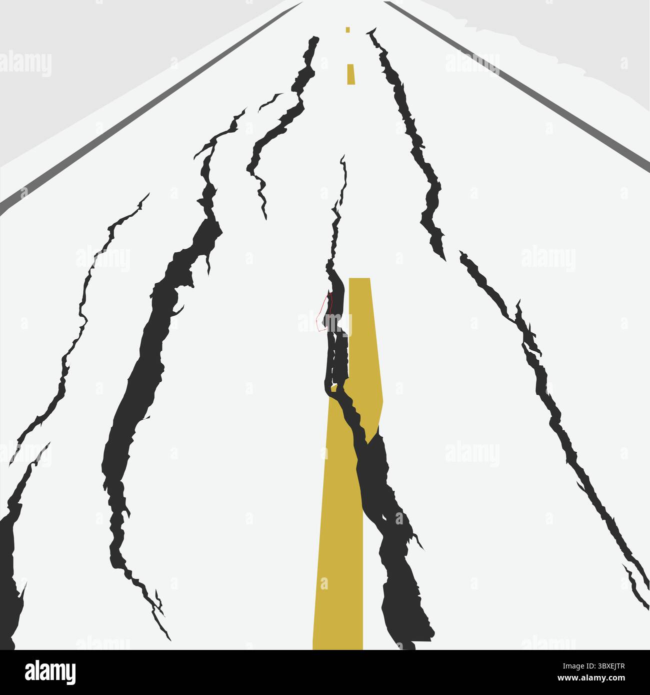 Trottoir sur la plage Banque d'images vectorielles - Alamy