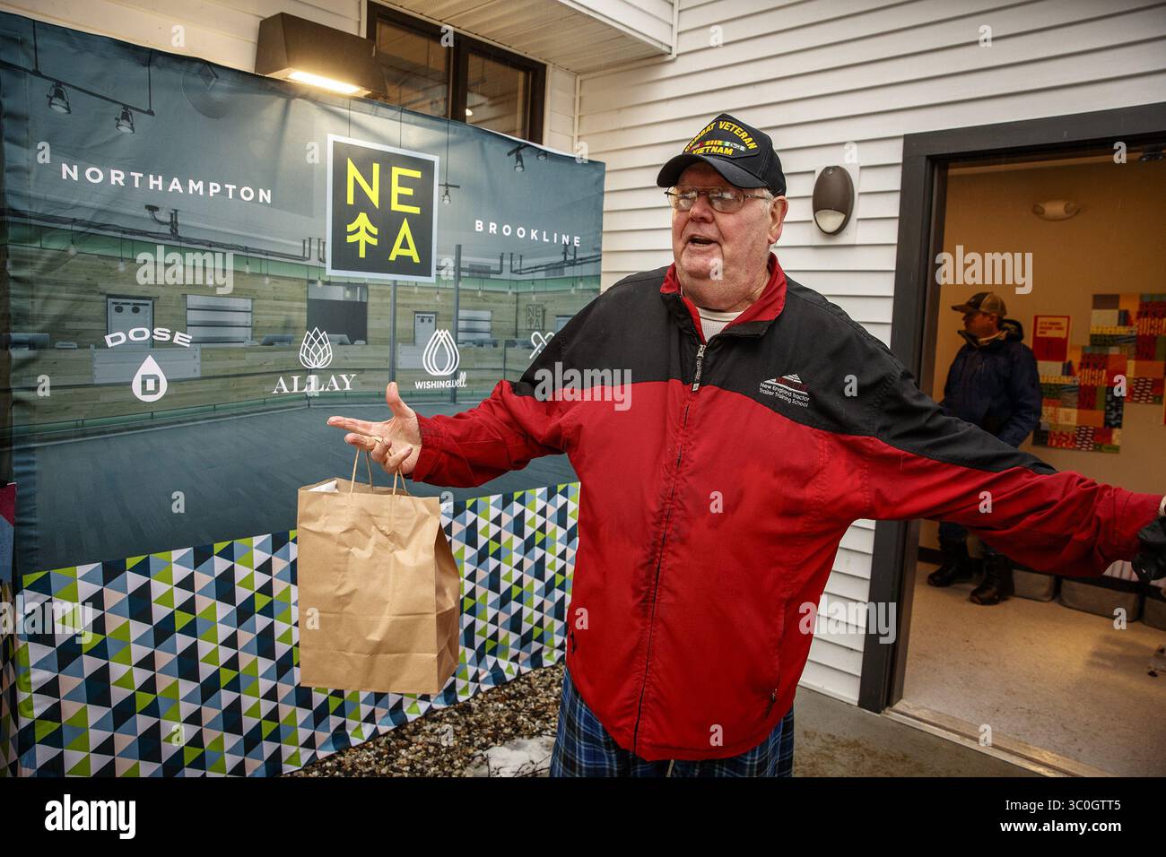 20 novembre 2018 - Northampton, ma, États-Unis - Roger Crocker, vétéran ...