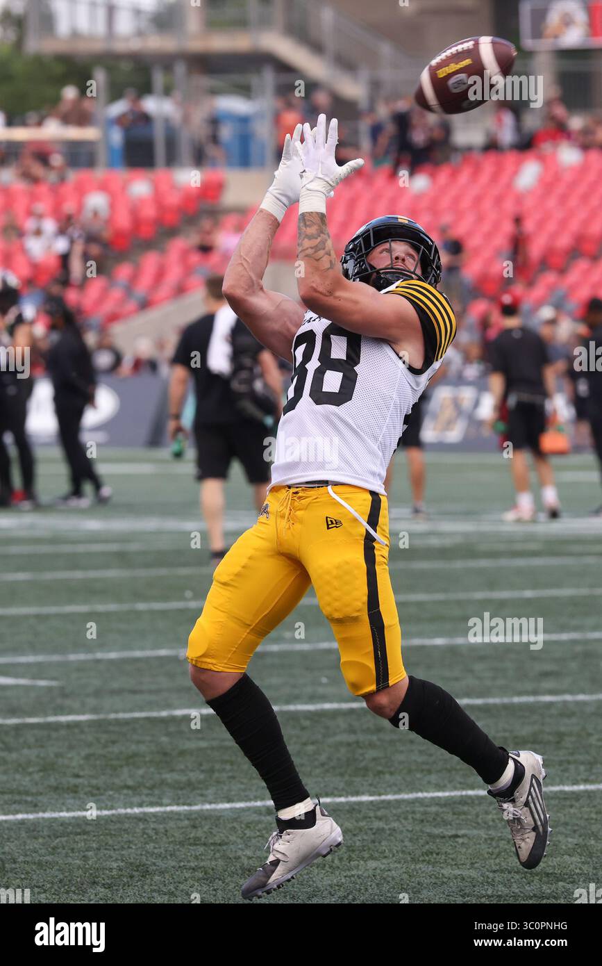 20 juillet 2025 : le receveur des Tiger-Cats de Hamilton, Tyler ...