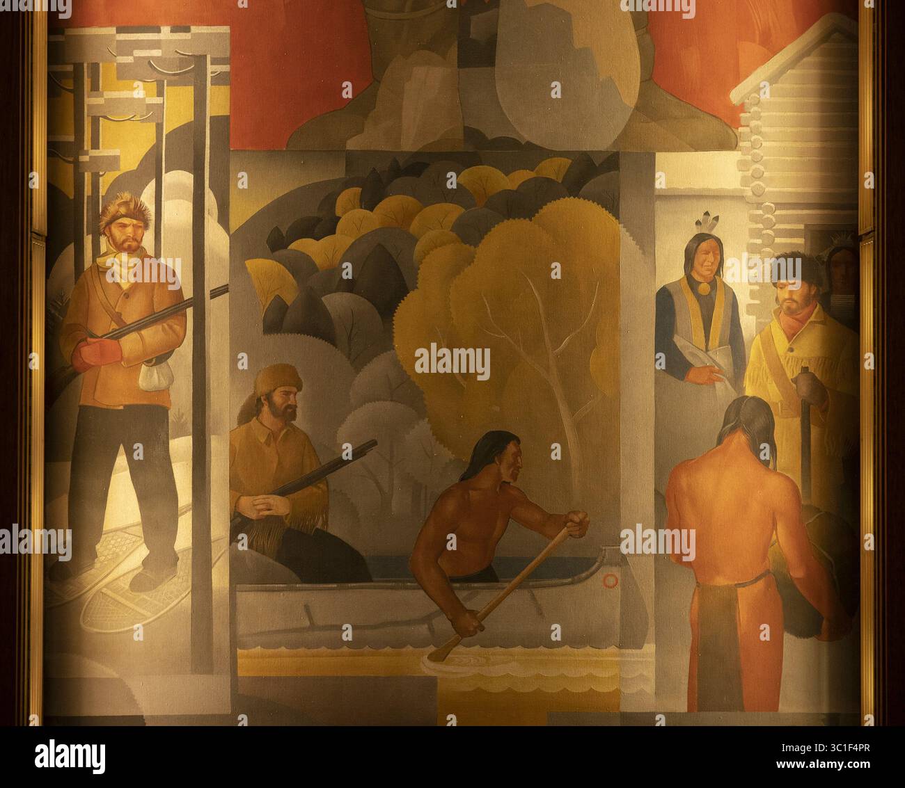 20 novembre 2018 - créé Paul, MN, U.S.A - Un grand détail de l'une des ...