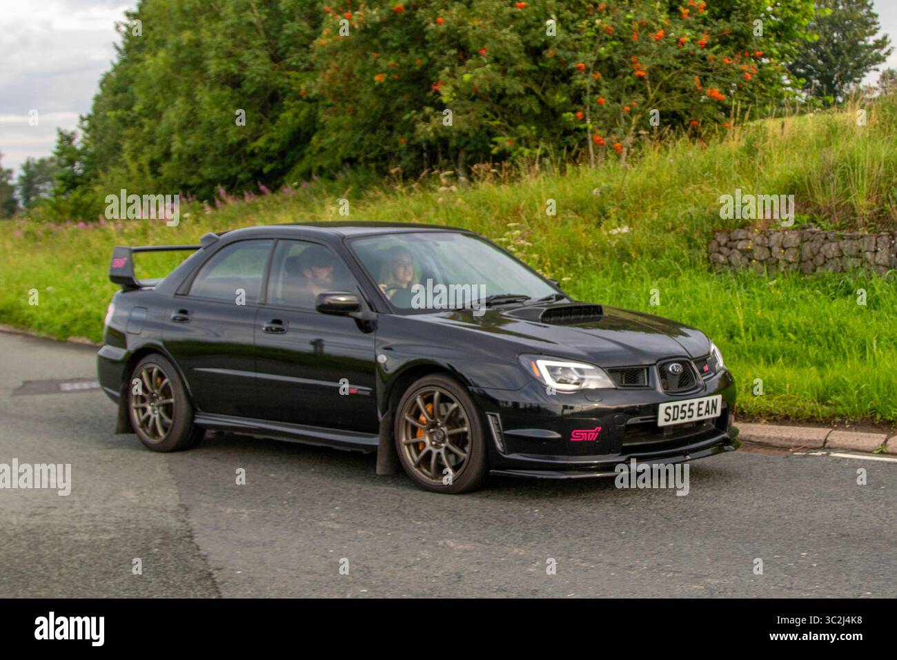 2006 Black Subaru Impreza WRX STI berline car Petrol 2457 cc ; au ...