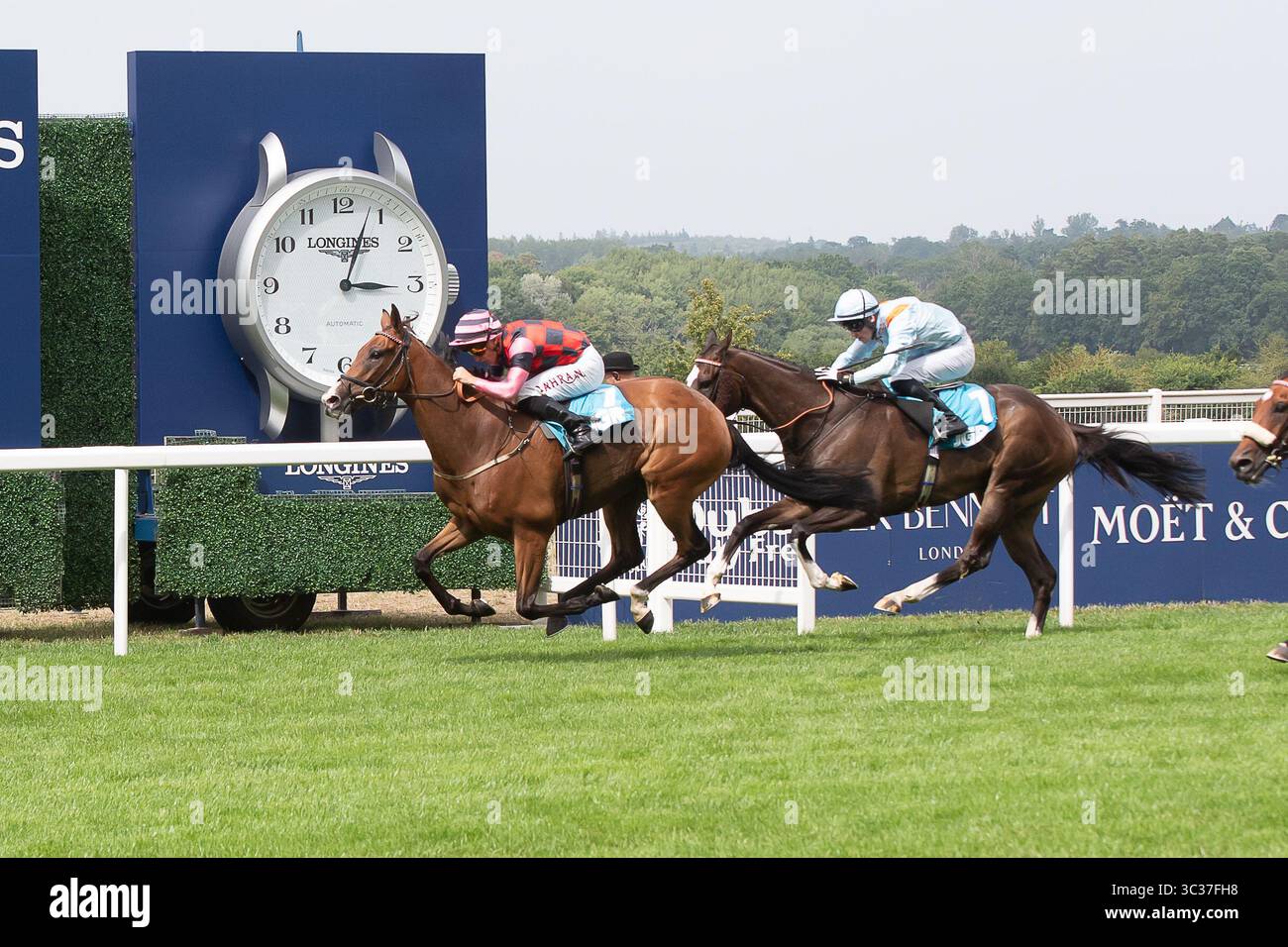 Ascot, Berkshire, Royaume-Uni. 25 juillet 2025. Cheval DE NOMBREUX ...