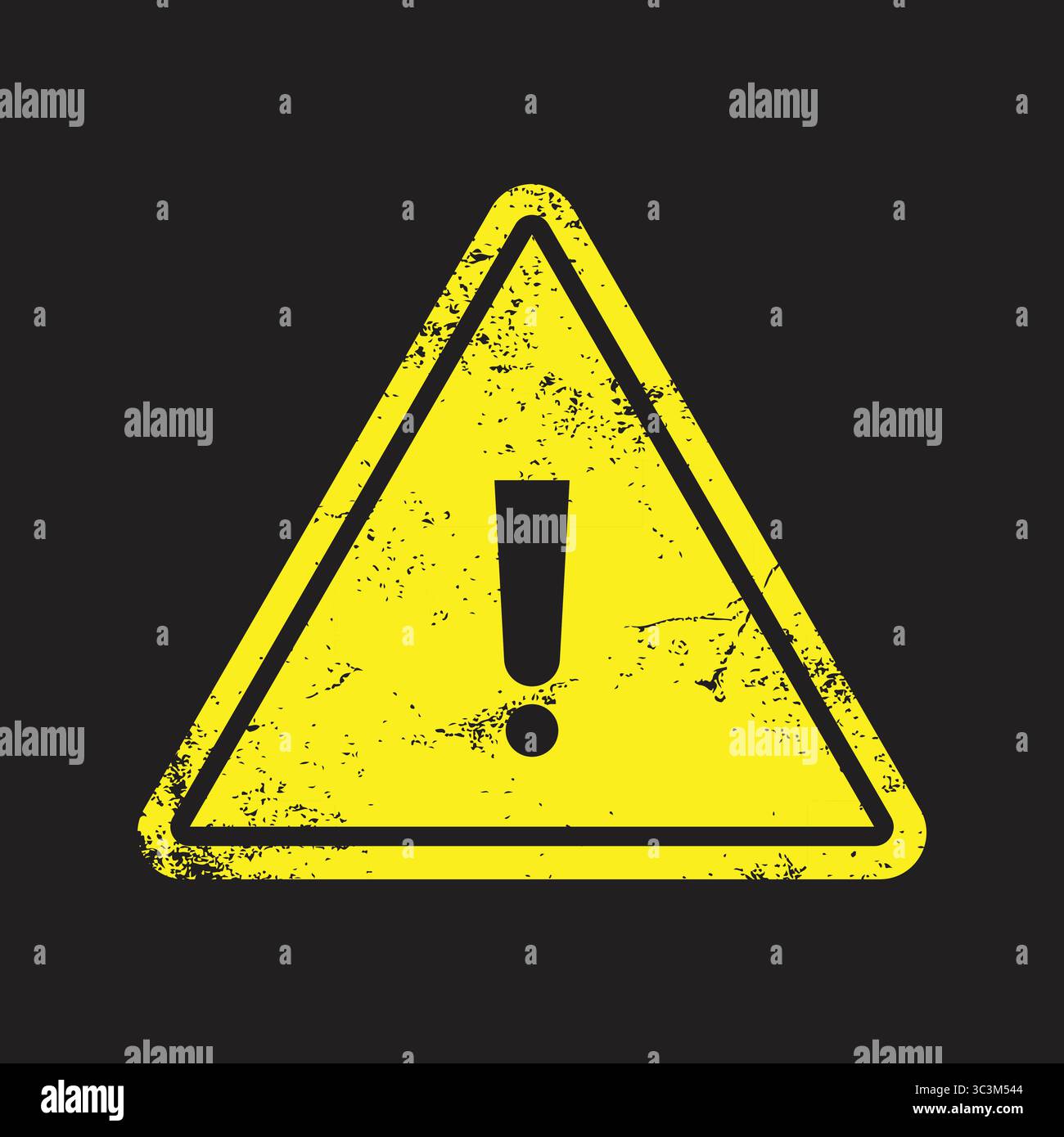 Signe avis avertissement symbole logo Banque d'images vectorielles - Alamy