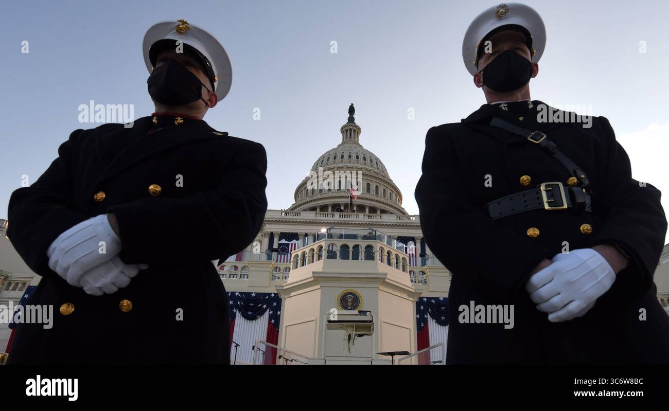 20 janvier 2021, Washington, District of Columbia, États-Unis : les US ...