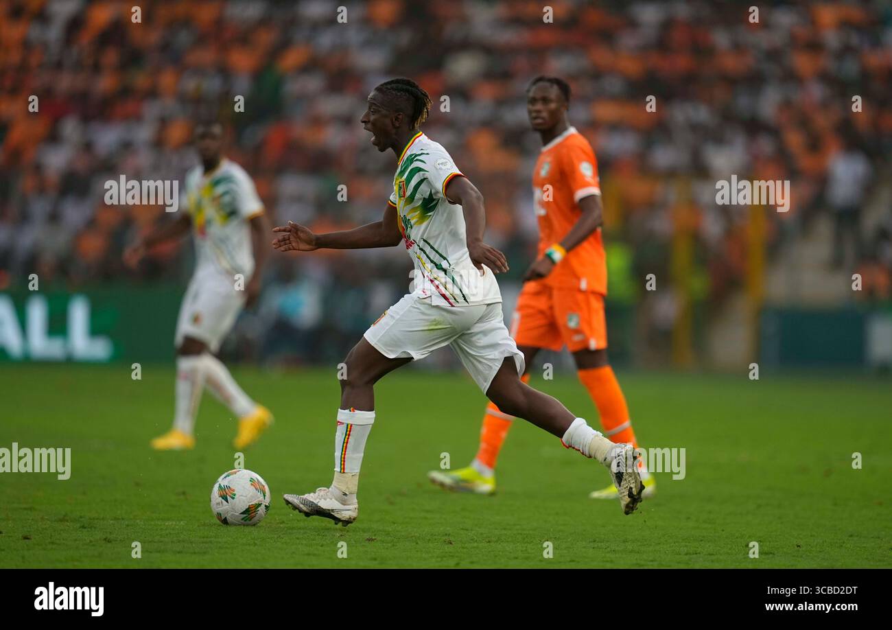 03 février 2024 : Amadou Haidara (Mali) // lors d'un quart de finale de ...