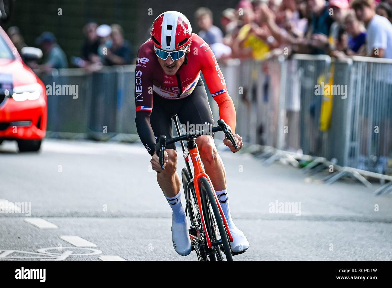 Geraint Thomas, INEOS Grenadiers Einzelzeitfahren ITT Prologue über 3 ...