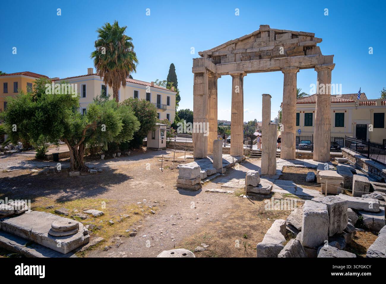 Athènes, Grèce - Forum romain d'Athènes (Agora romaine) ruines Photo ...