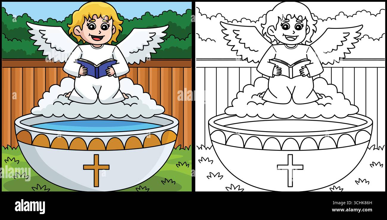 Baptismal angel Banque de photographies et d’images à haute résolution ...