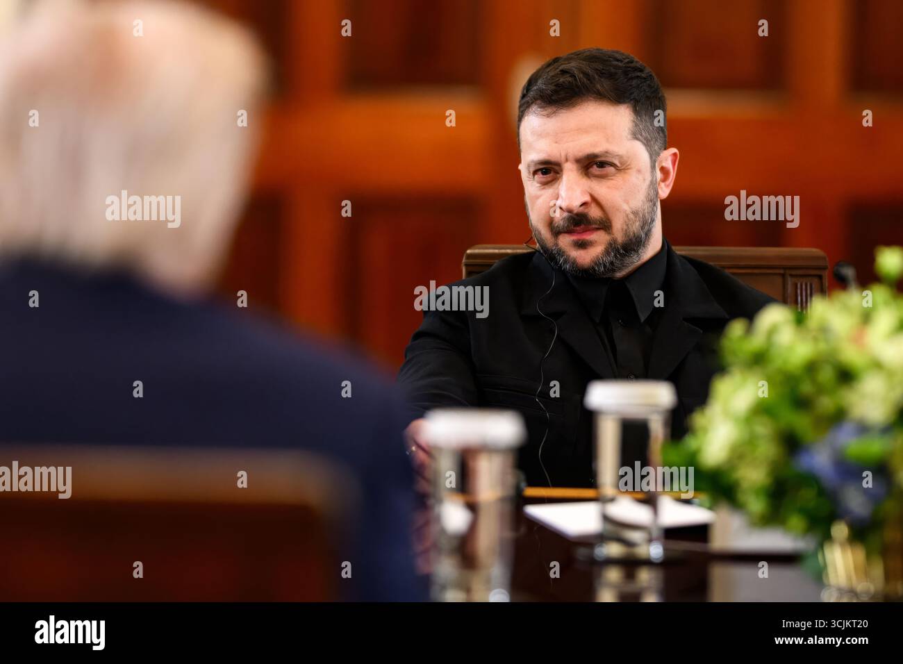 Donald trump maison blanche aout 2025 Banque de photographies et d ...