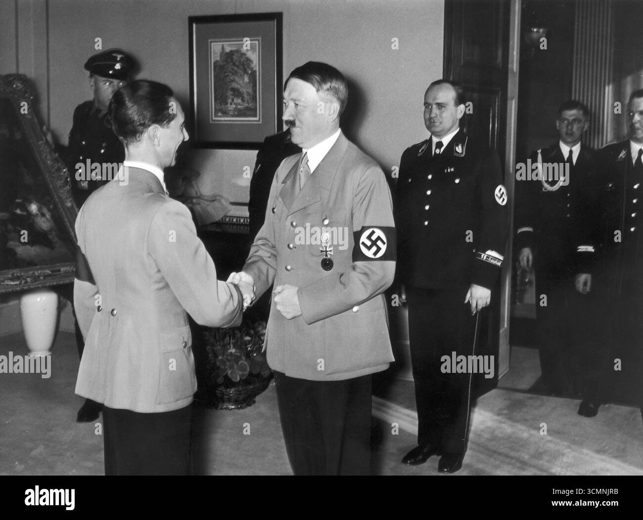 Chef nazi joseph goebbels Banque d'images noir et blanc - Alamy