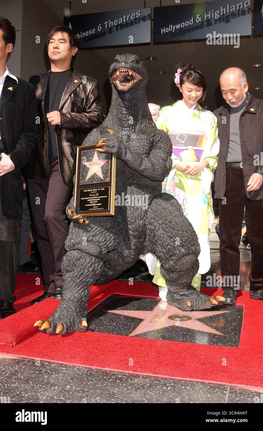 Godzilla walk of fame Banque de photographies et d’images à haute ...