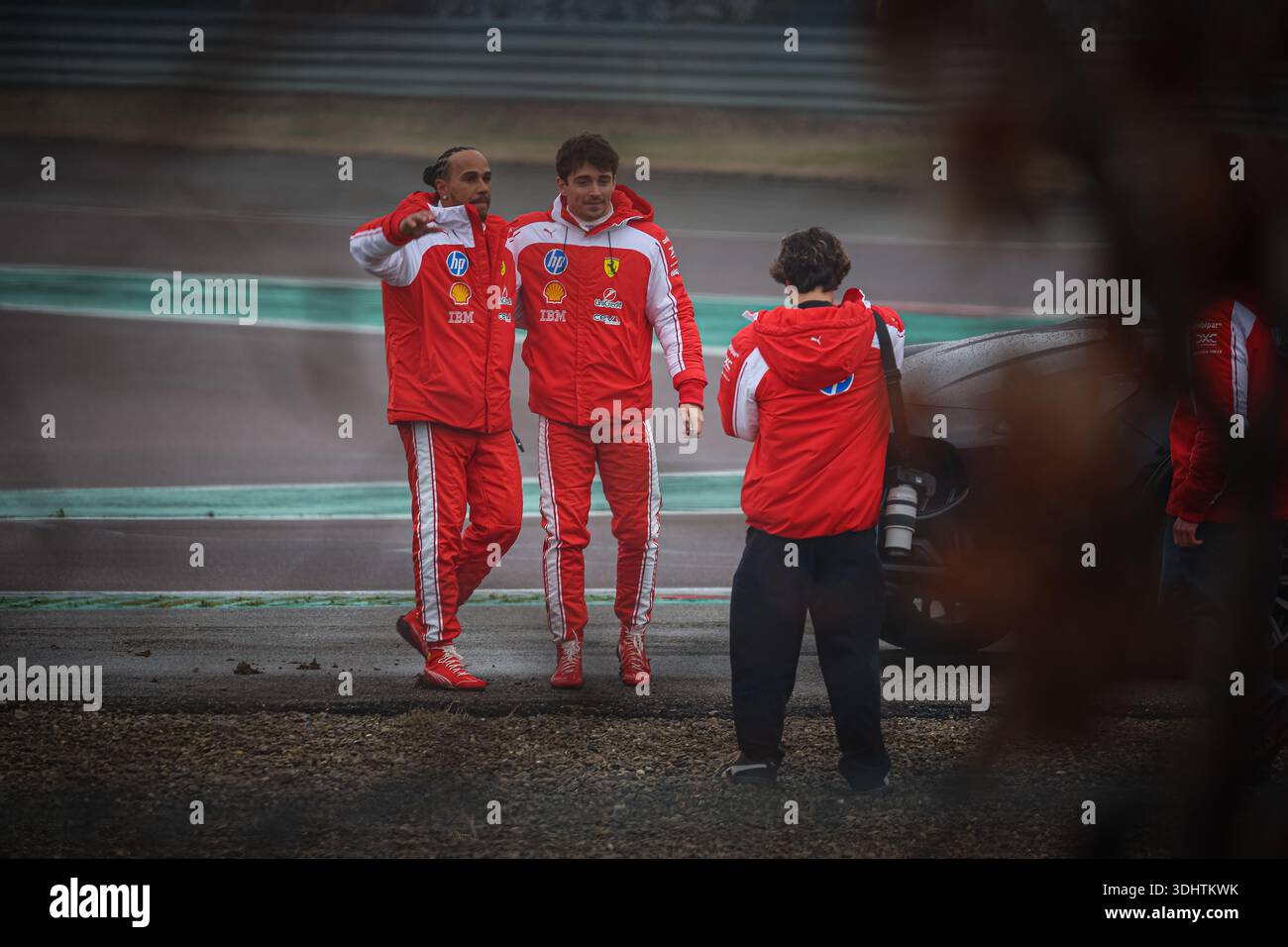 Charles Leclerc, #44 Lewis Hamilton Scuderia Ferrari, pilote pour la ...