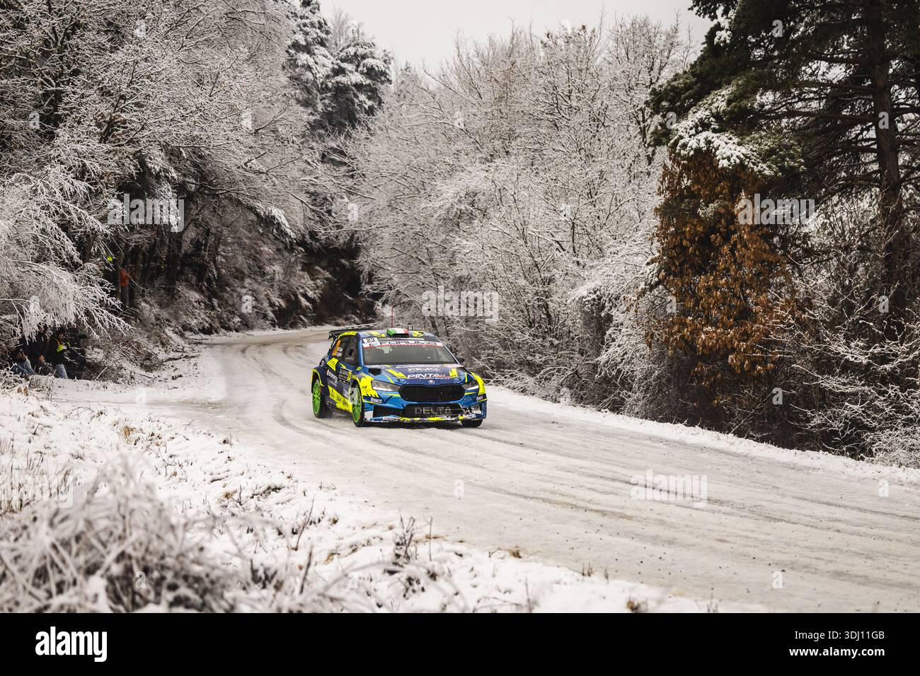 23 DAPRÃ ? Roberto, GUGLIELMETTI Luca, Skoda Fabia RS Rally2, action ...