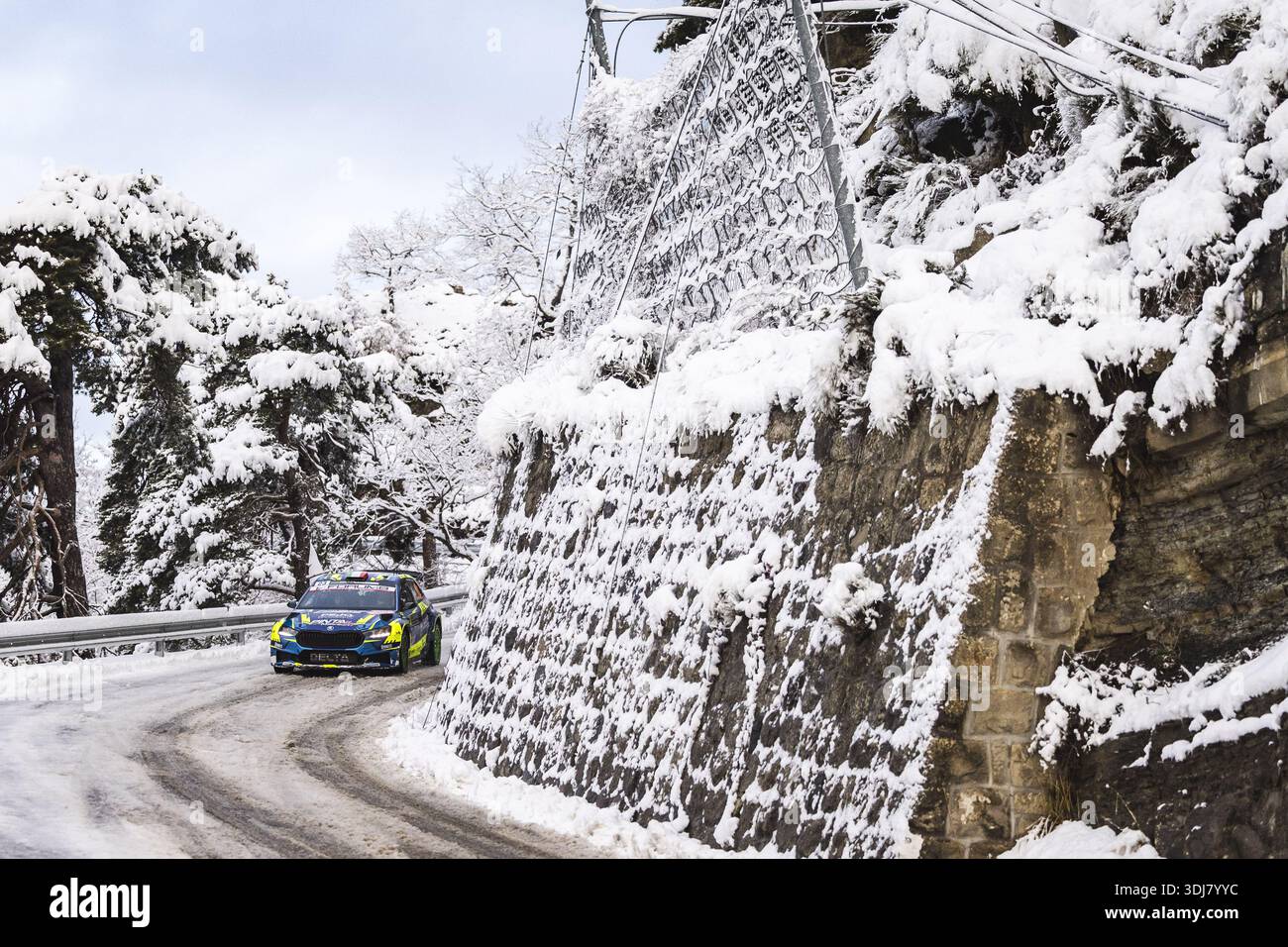 23 DAPRÃ ? Roberto, GUGLIELMETTI Luca, Skoda Fabia RS Rally2, action ...