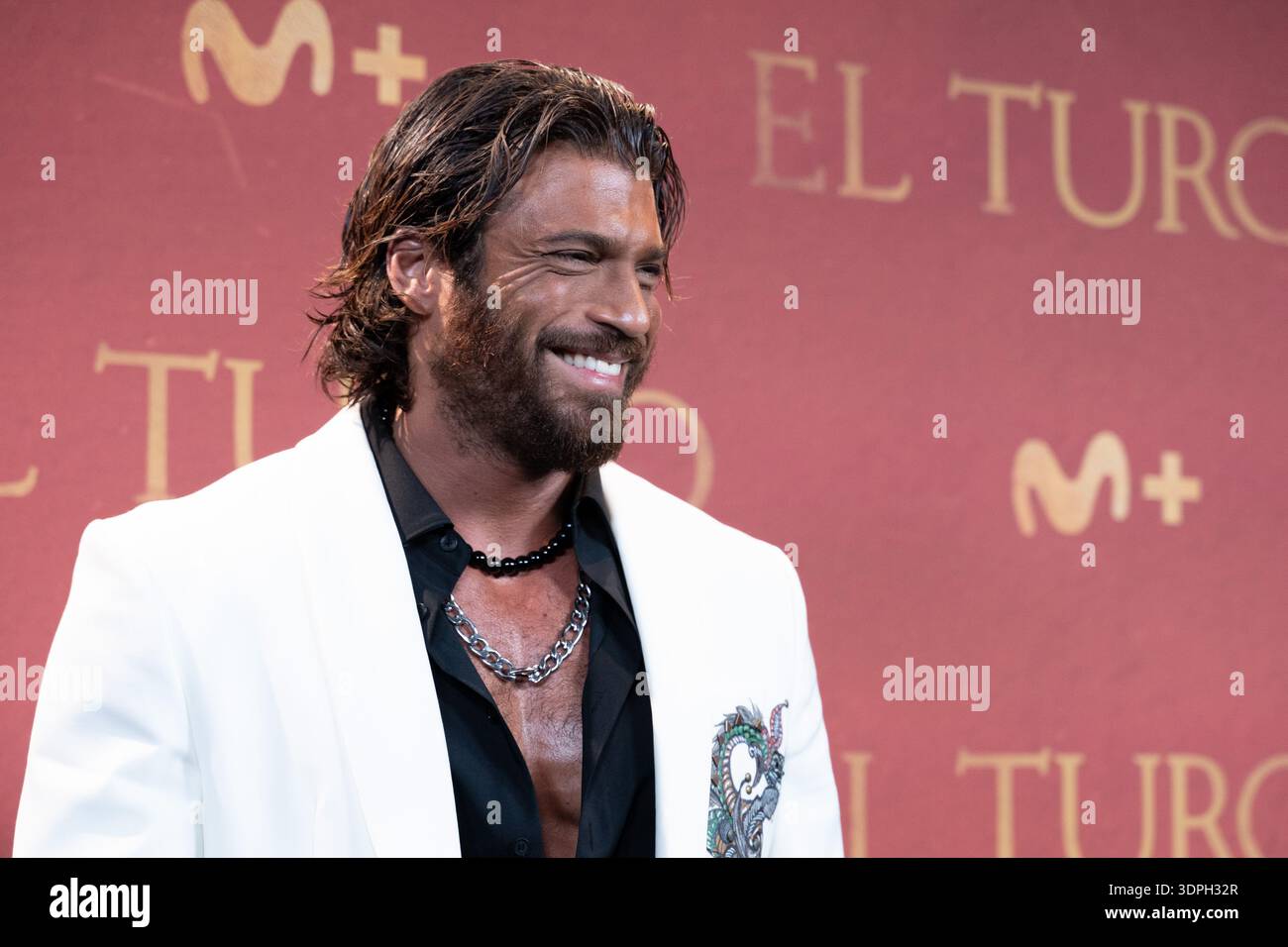 L'acteur turc Can Yaman lors de la présentation de sa nouvelle série ...