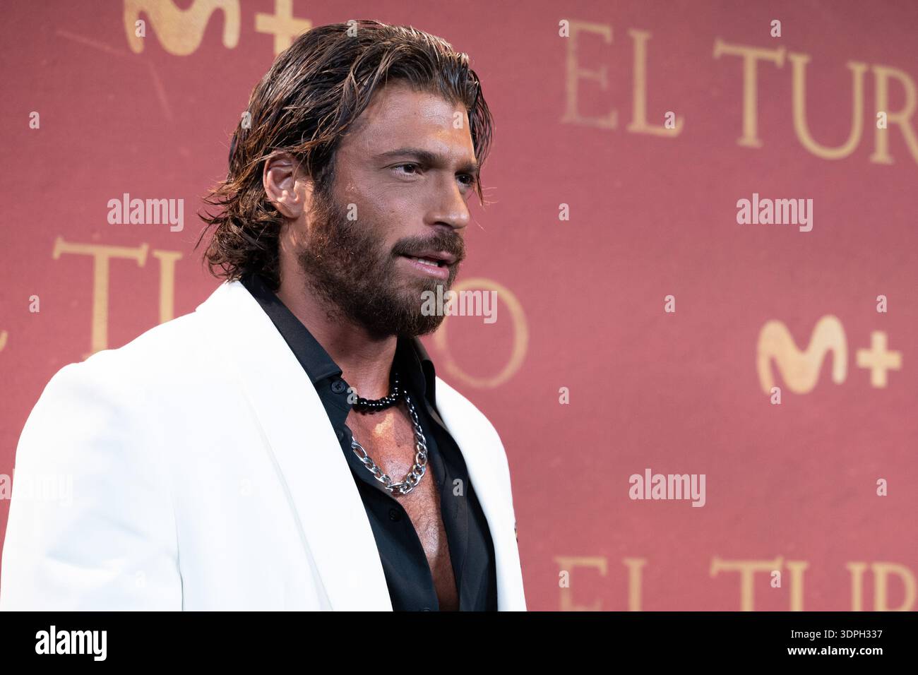 L'acteur turc Can Yaman lors de la présentation de sa nouvelle série ...