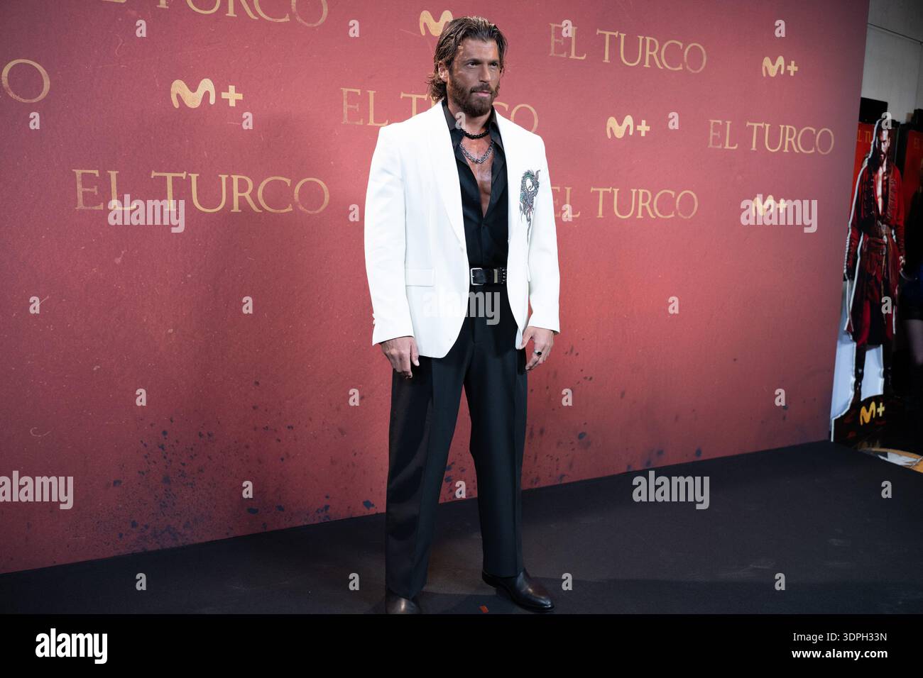 L'acteur turc Can Yaman lors de la présentation de sa nouvelle série ...