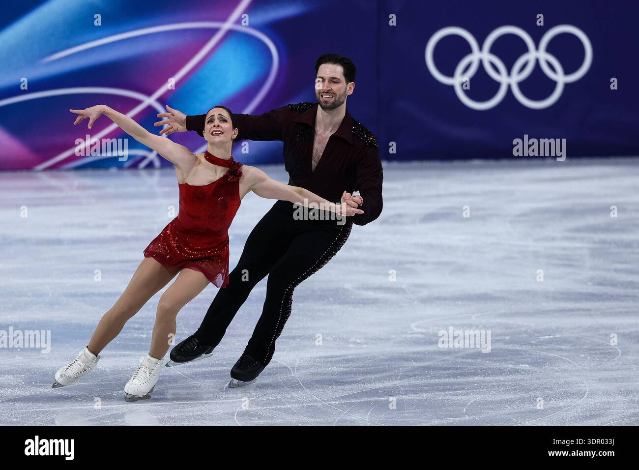 Deanna Stellato-Dudek/Maxime Deschamps (CAN) lors des Jeux Olympiques d ...