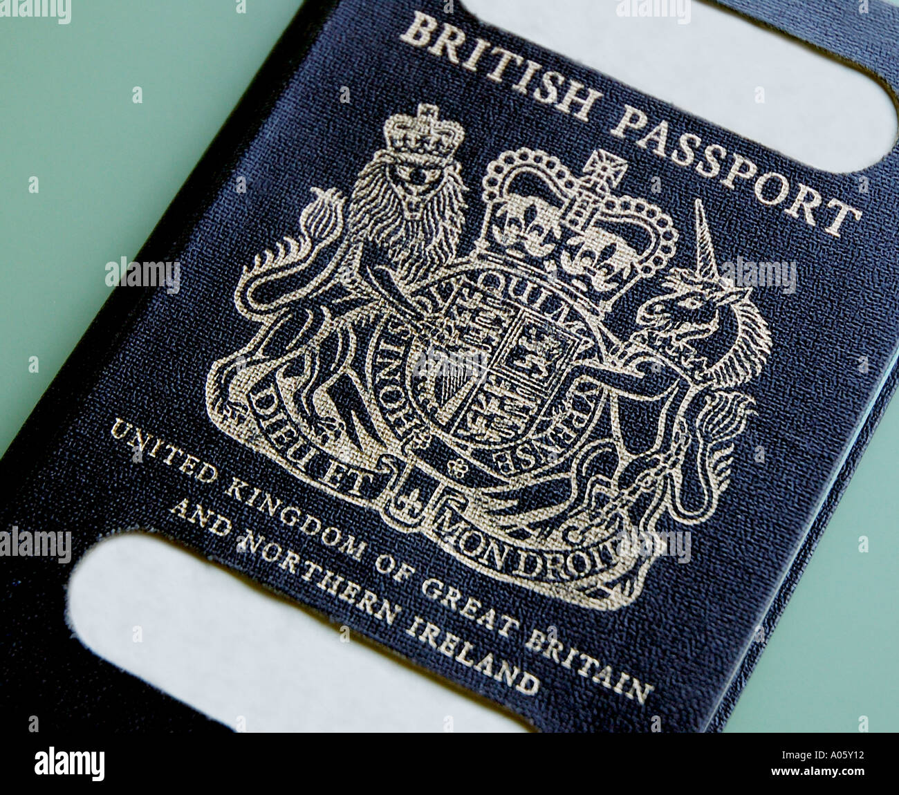 Old Style British Uk Passport Banque d'image et photos - Alamy