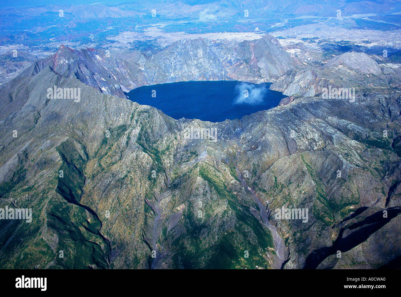 Mt Pinatubo 10 ans après son éruption massive de 1991, à Luzon, aux ...