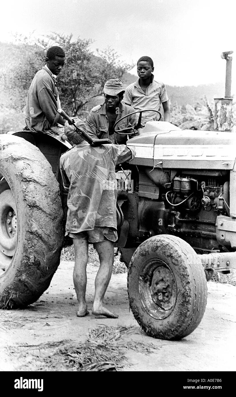 Rhodesian war Banque d'images noir et blanc - Alamy