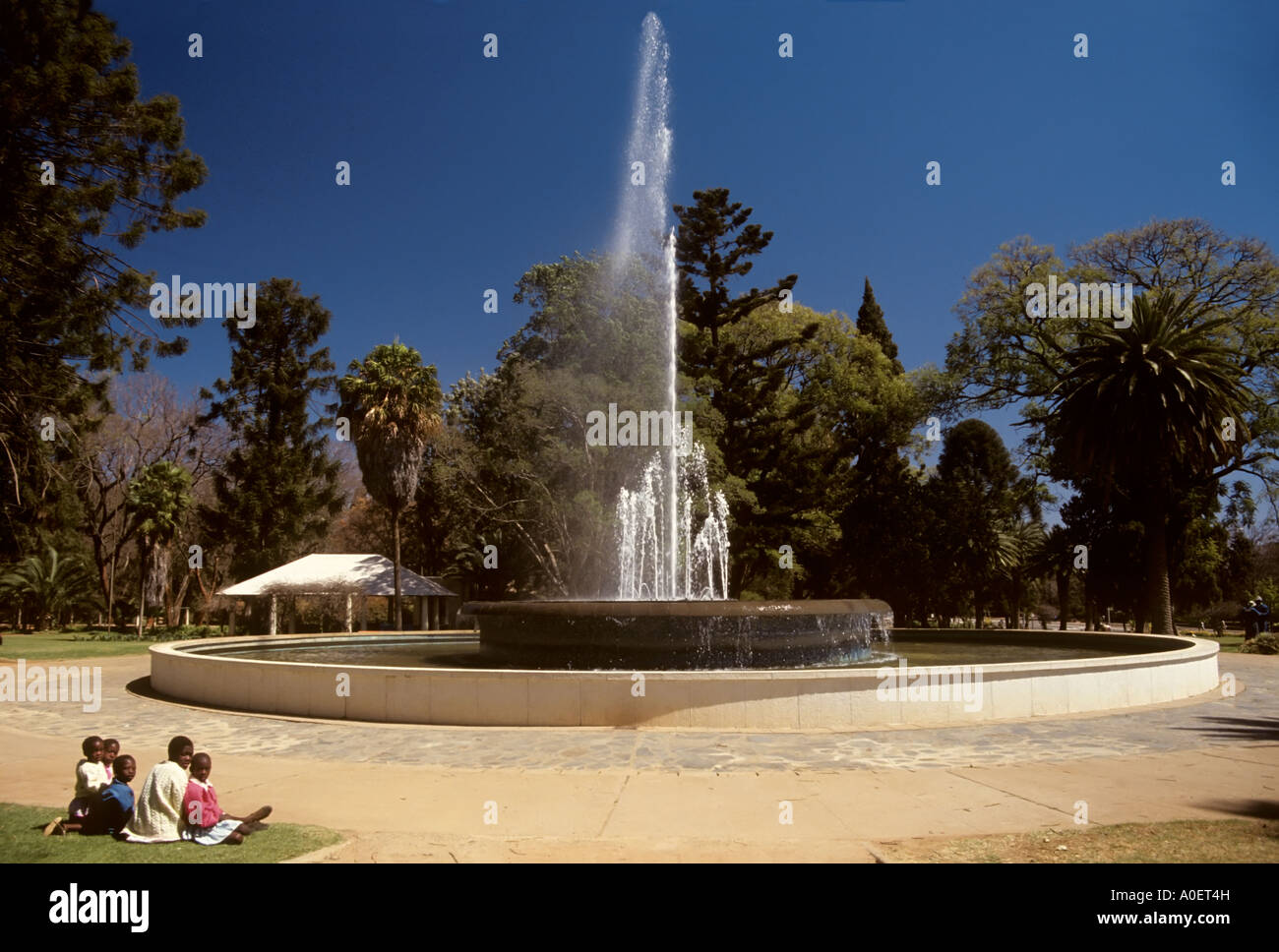 La fontaine commémorative de la création de la ville de Bulawayo au ...
