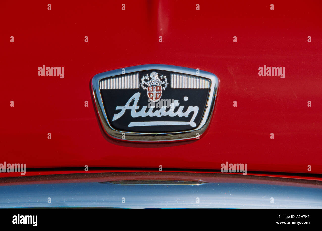 Badge classic austin mini car Banque de photographies et d’images à ...