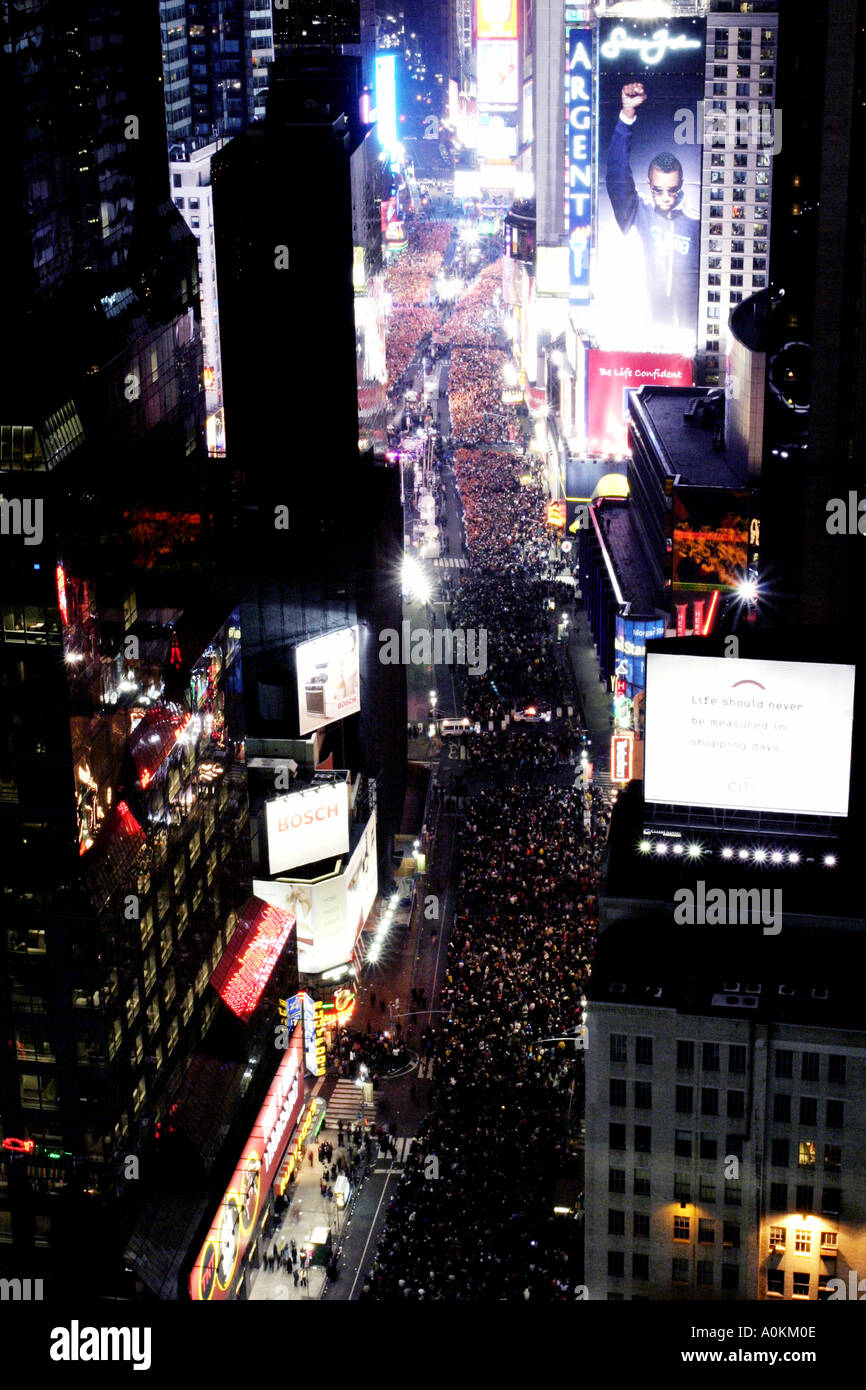 Birds eye view times square Banque de photographies et d’images à haute ...