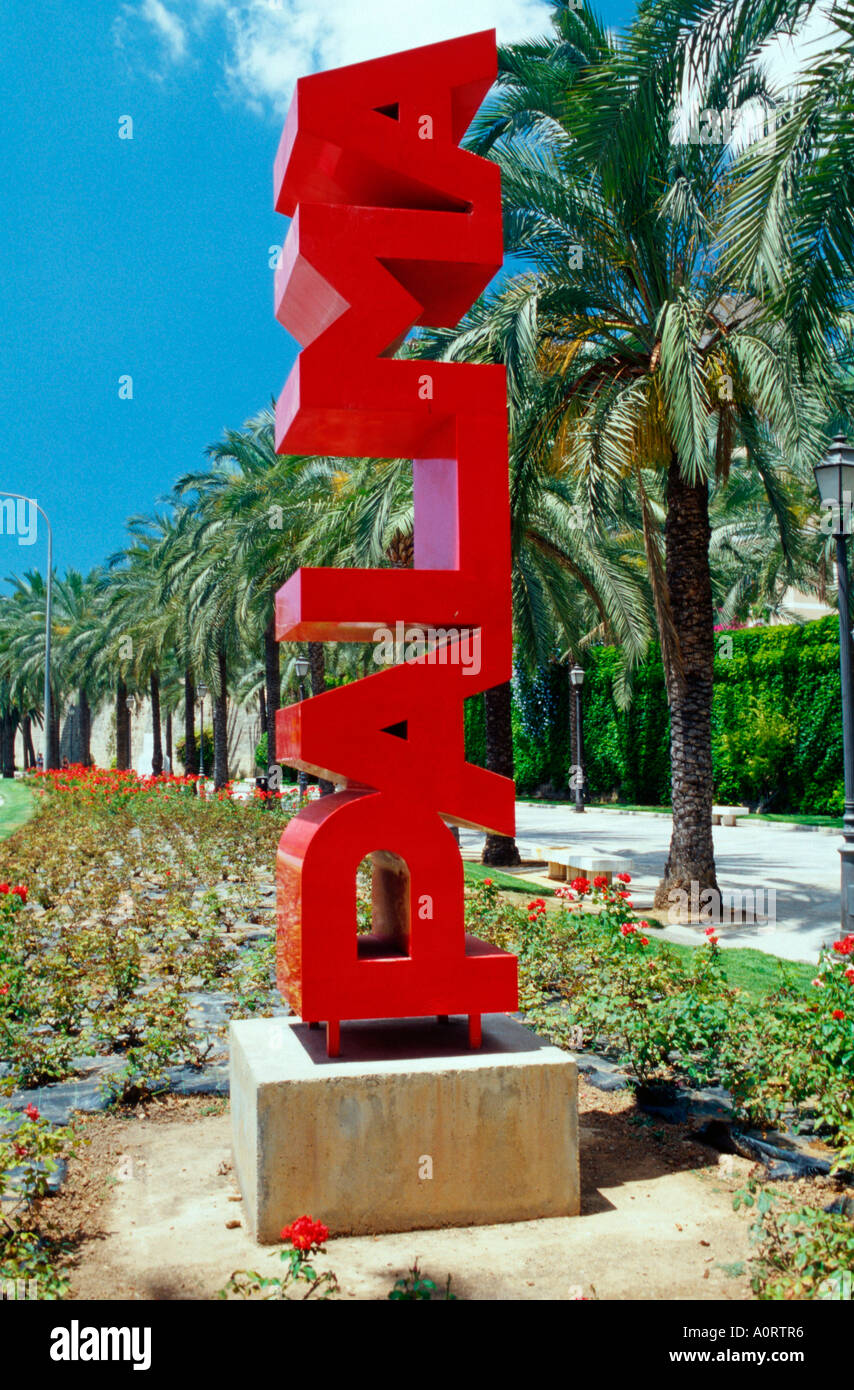 L'écriture / Palma / Schriftzug Photo Stock - Alamy