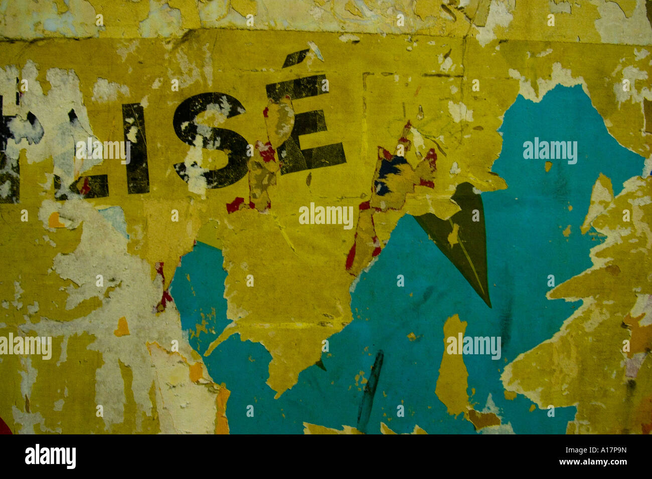 Textures sur un mur du métro de Paris Photo Stock - Alamy