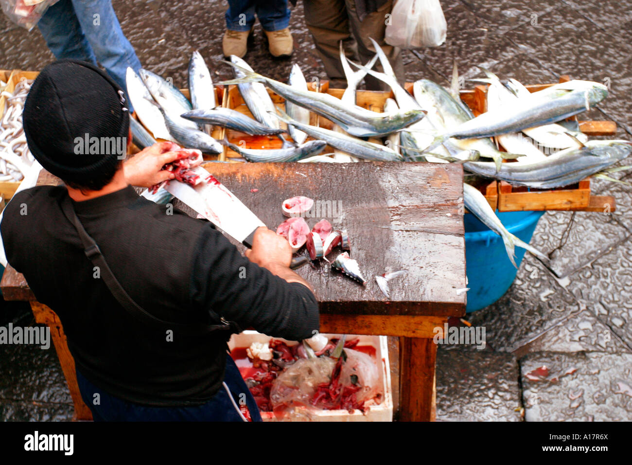 Marchés aux poissons en sicile Banque de photographies et d’images à ...