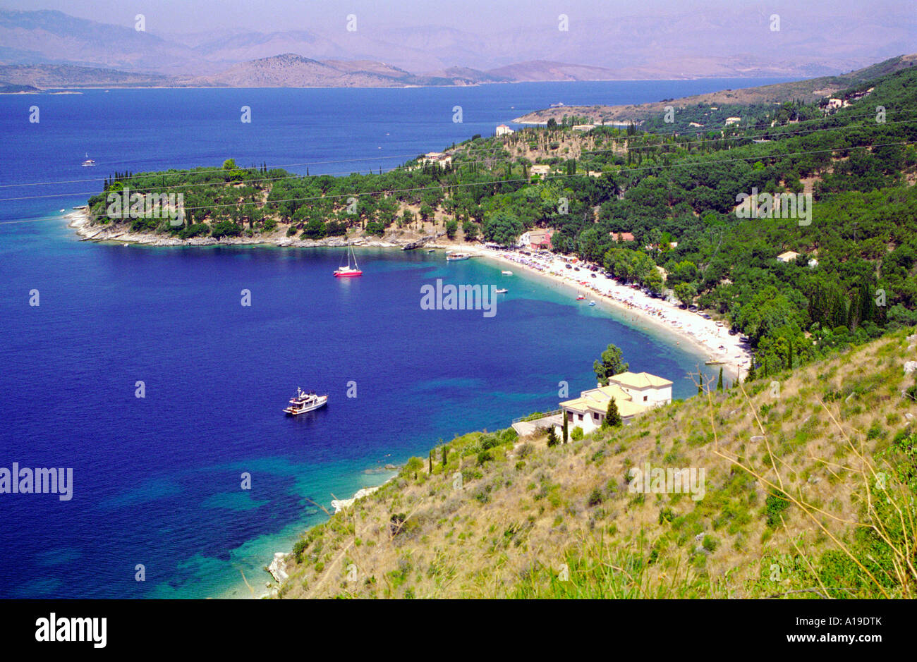 Kalami beach corfu greece Banque de photographies et d’images à haute ...