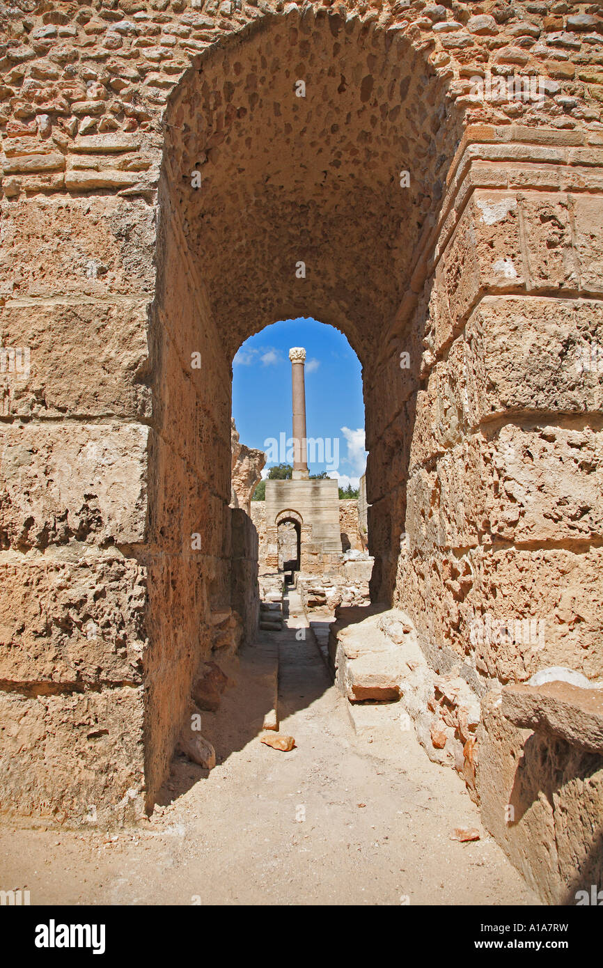 Carthage ancient roman wall ruin Banque de photographies et d’images à ...