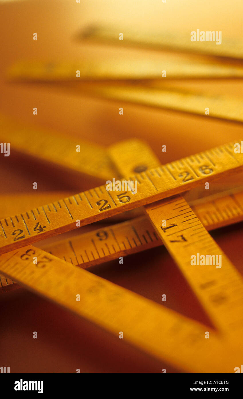 Mesurer la longueur exacte du mètre pouce symbole de précision Photo ...