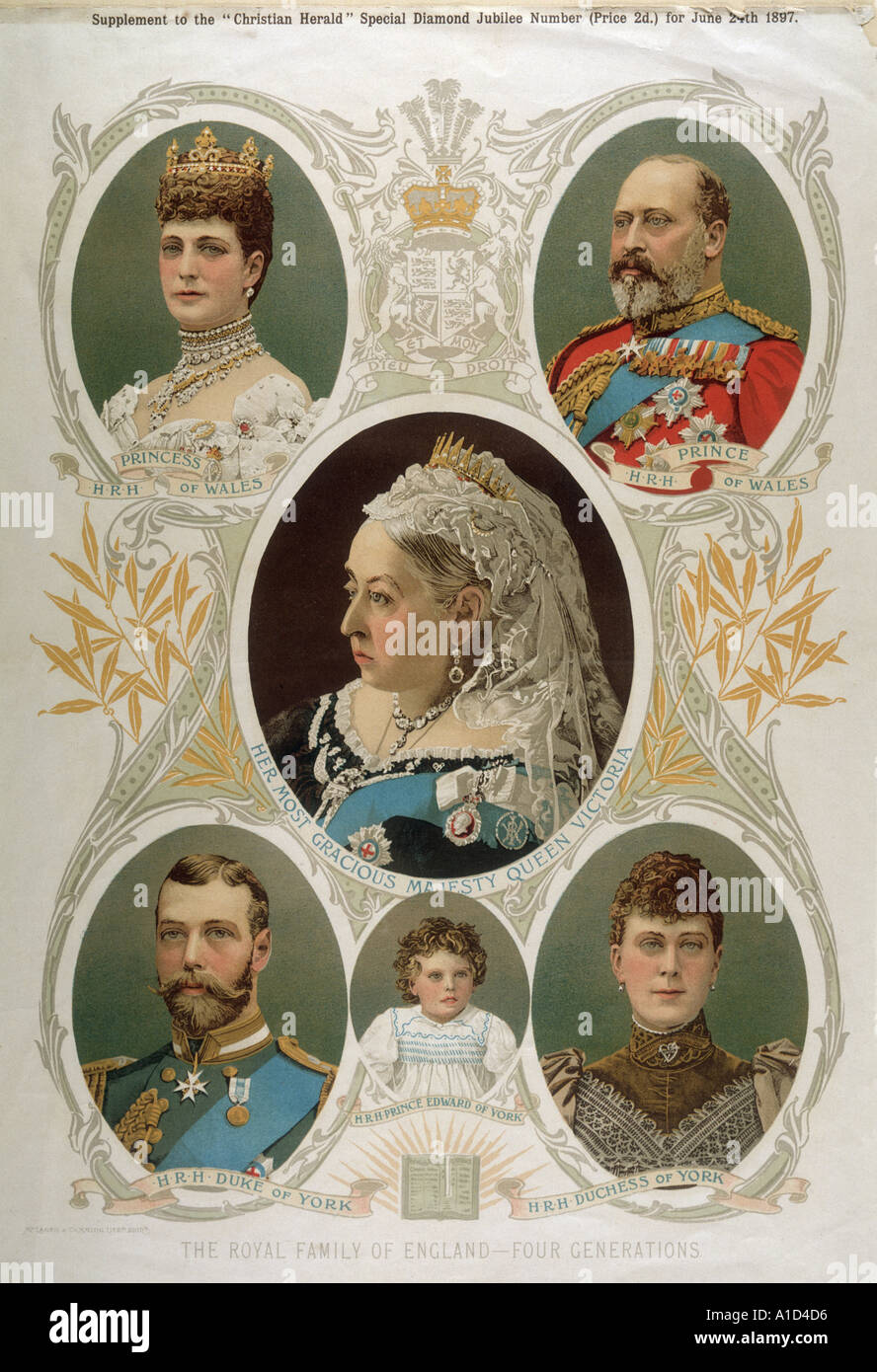 Famille de la reine victoria Banque de photographies et d’images à ...