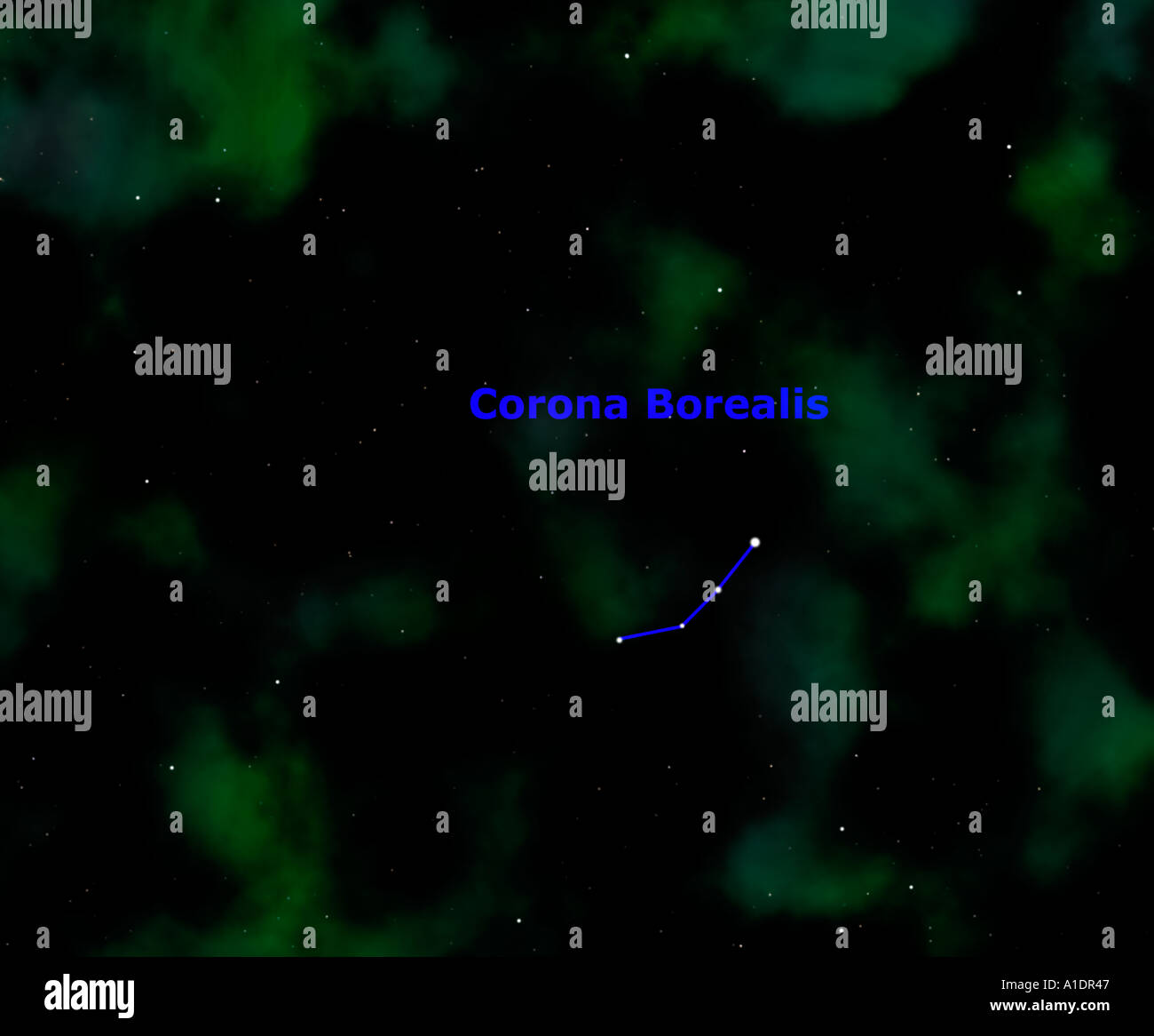 Constellation de la couronne boréale Banque de photographies et d ...