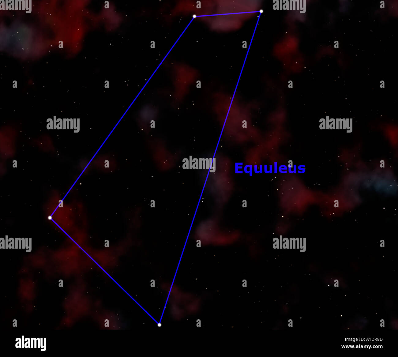 Equuleus constellation space astronomy Banque de photographies et d ...
