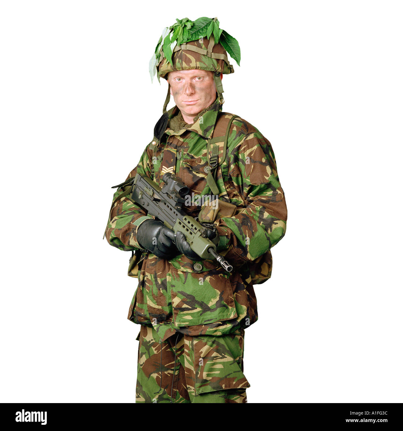 Homme soldat camouflage Banque d'image et photos - Alamy