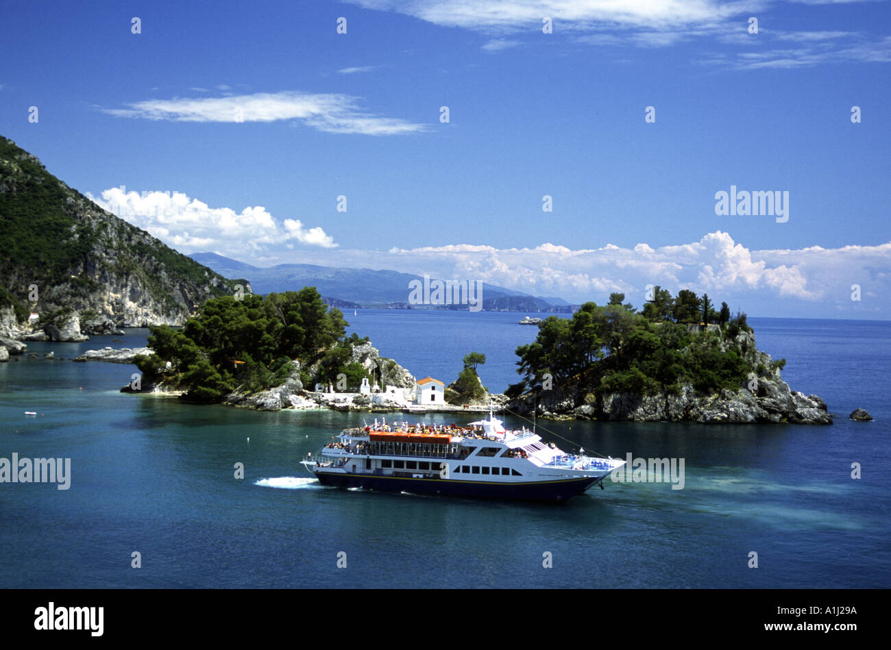 Parga Corfu Banque d'image et photos - Alamy
