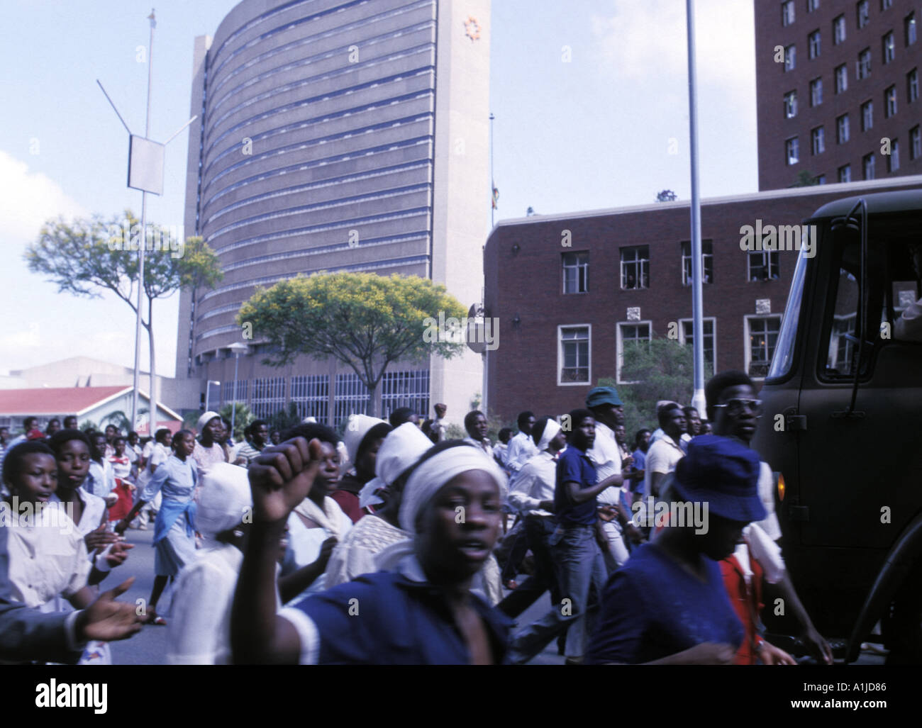 Marche Anti Apartheid Banque d'image et photos - Alamy