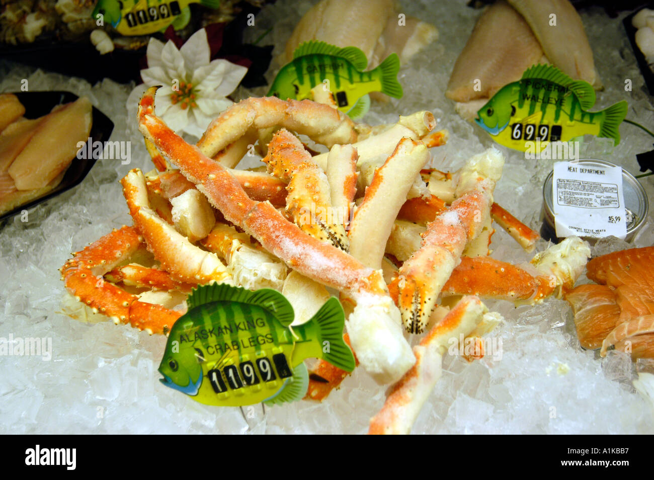 Alaskan king crab legs Banque de photographies et d’images à haute ...