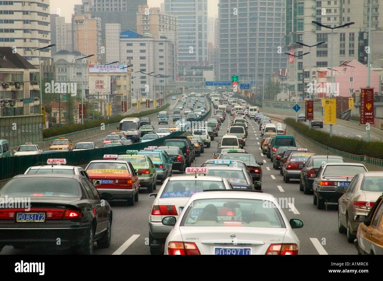 Embouteillage de shanghai Banque de photographies et d’images à haute ...