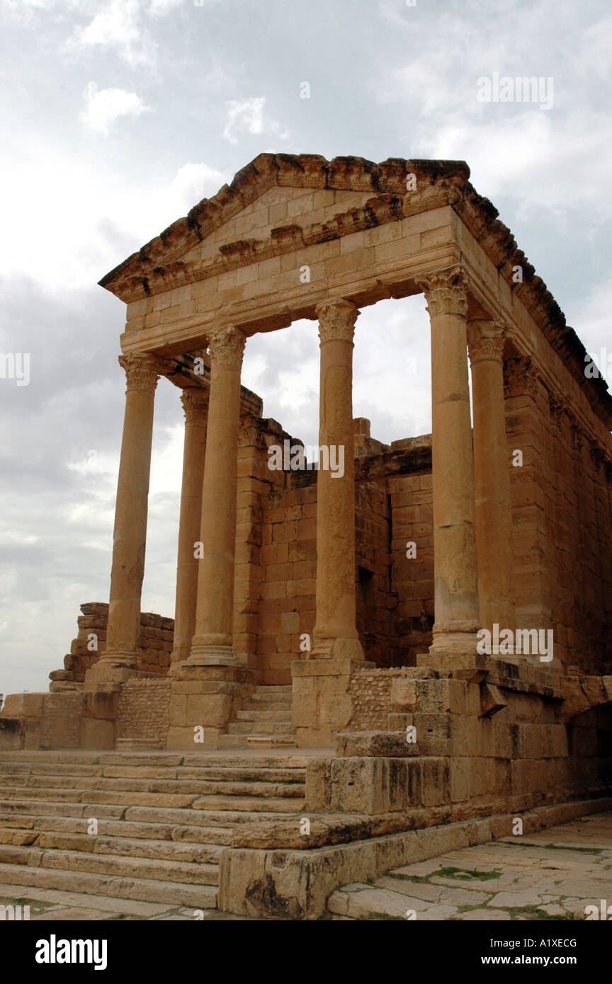 Jupiter temple sbeitla tunisia Banque de photographies et d’images à ...