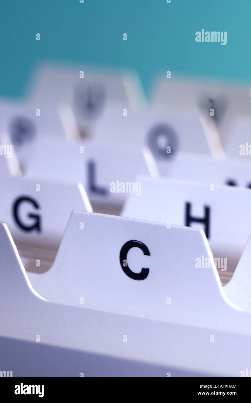 Classer par ordre alphabétique Banque de photographies et d’images à ...