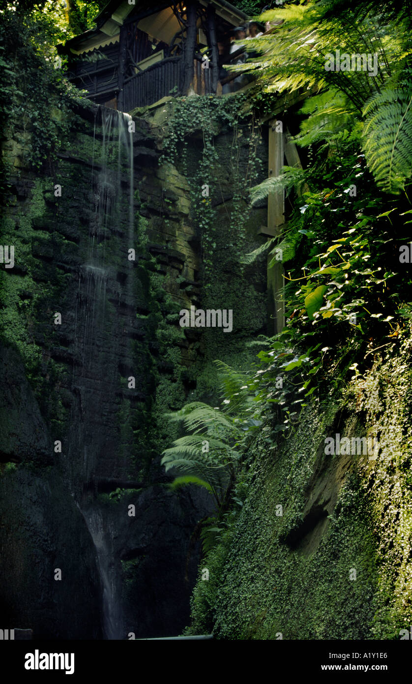 Shanklin Chine une gorge naturelle à l'île de Wight Shanklin Hampshire ...