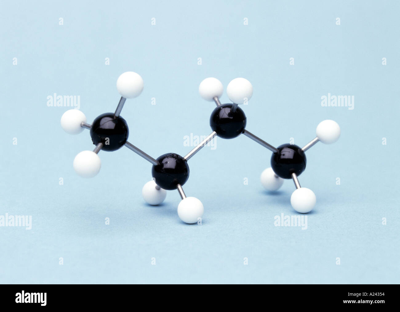 Molecular model butane Banque de photographies et d’images à haute ...