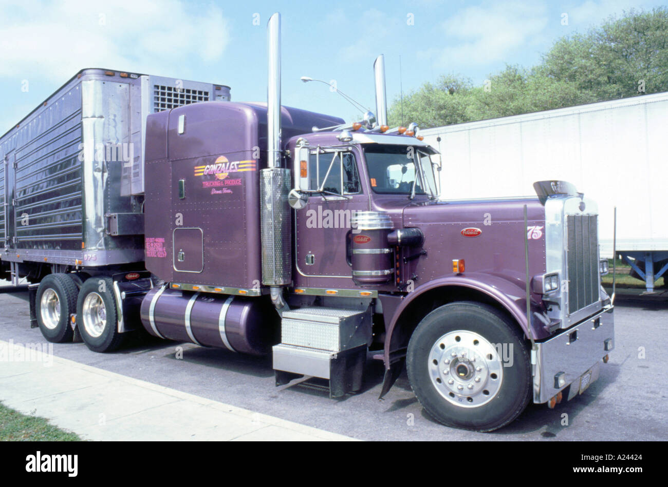 Peterbilt american lorry truck Banque de photographies et d’images à ...