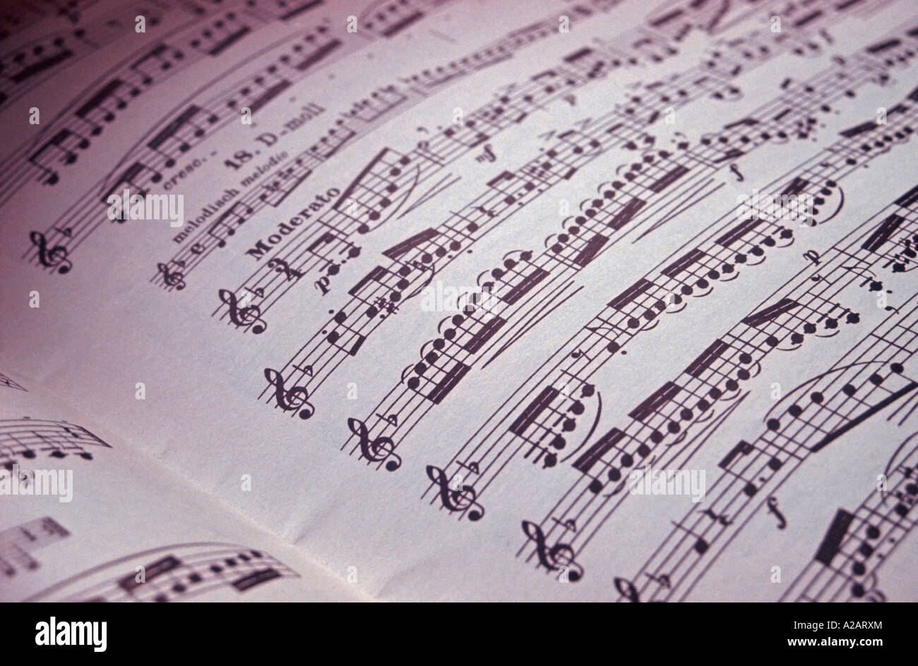 Partitura musical Banque de photographies et d’images à haute ...