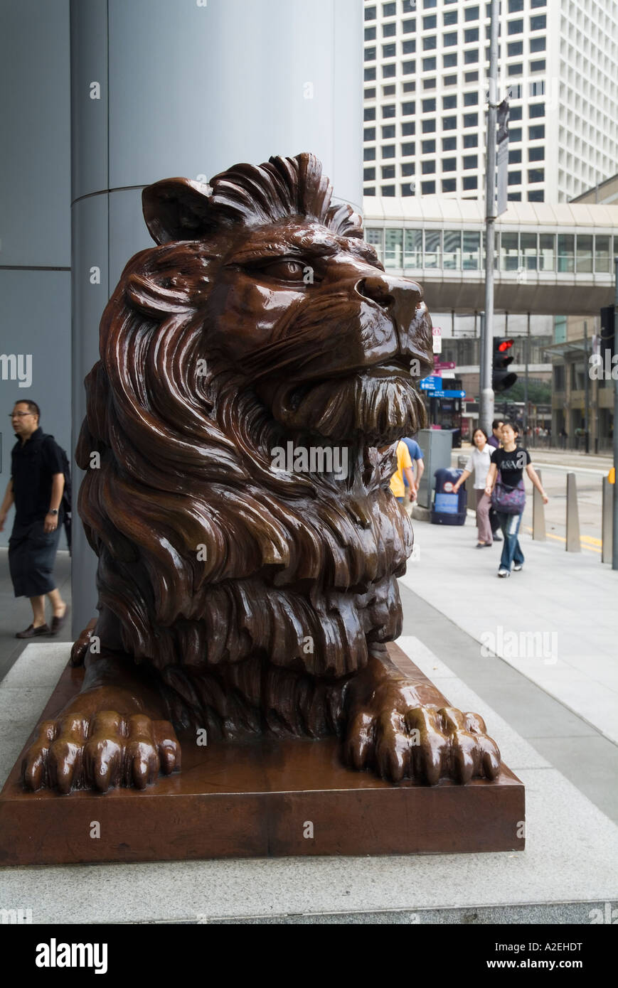 Sculpture de lion hsbc Banque de photographies et d’images à haute ...
